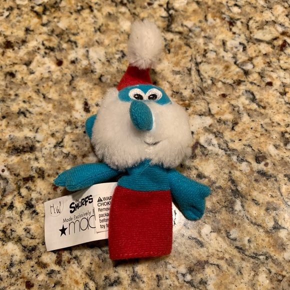 Macy's | Toys | Macys The Smurfs Papa Smurf Finger Puppet | Poshmark